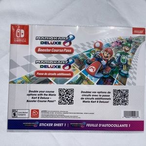 Nintendo | Other | Mario Kart 8 Deluxe Vinyl Sticker Sheet | Poshmark